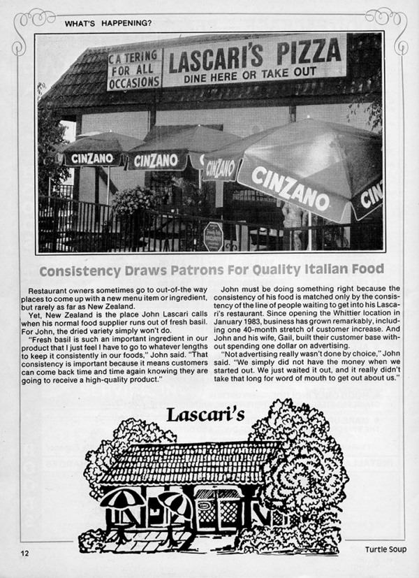 Our Story - Lascari's Restaurants | Italian Cuisine